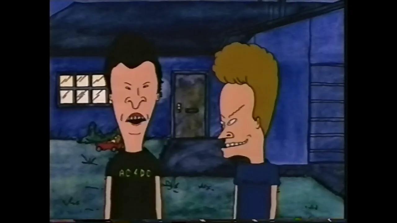BEAVIS AND BUTTHEAD CLOSING THEME SONG AND CREDITS VHS RIP