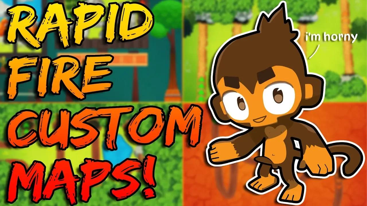 I Rapid Fire My Viewer's CUSTOM BTD6 MAPS! (Bloons TD 6 Map Editor)