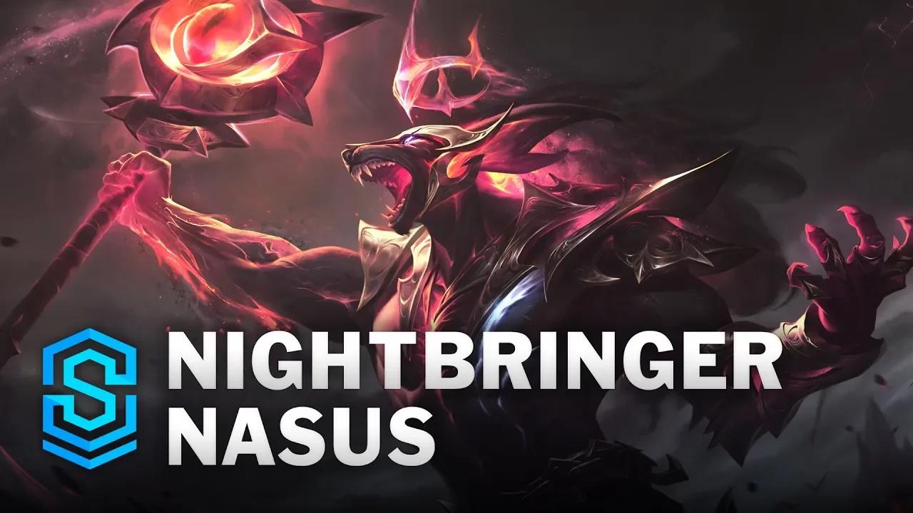 Nightbringer Nasus Skin Spotlight - League of Legends