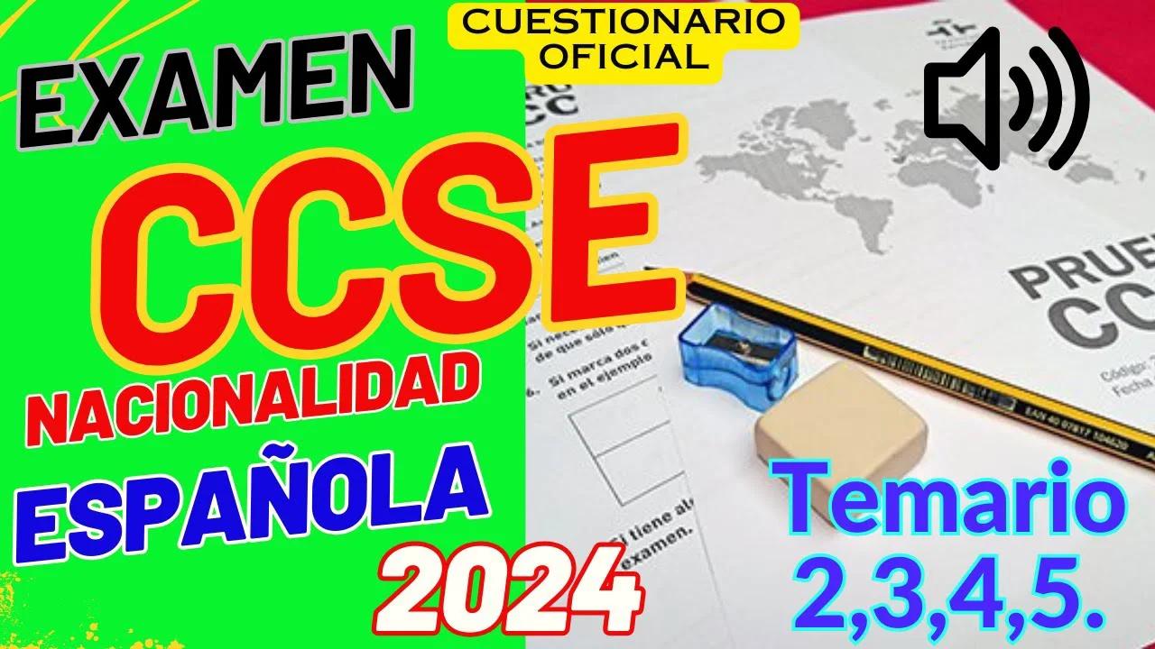 🎯 Cuestionario Oficial para el Examen CCSE de Nacionalidad Española ...