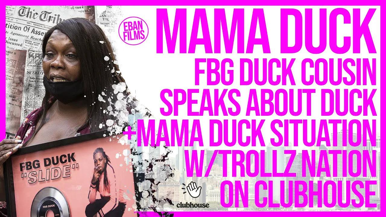 MAMA Duck Gets Her FLOWERS With Wack 100 and TROLLZ NATION On CLUBHOUSE