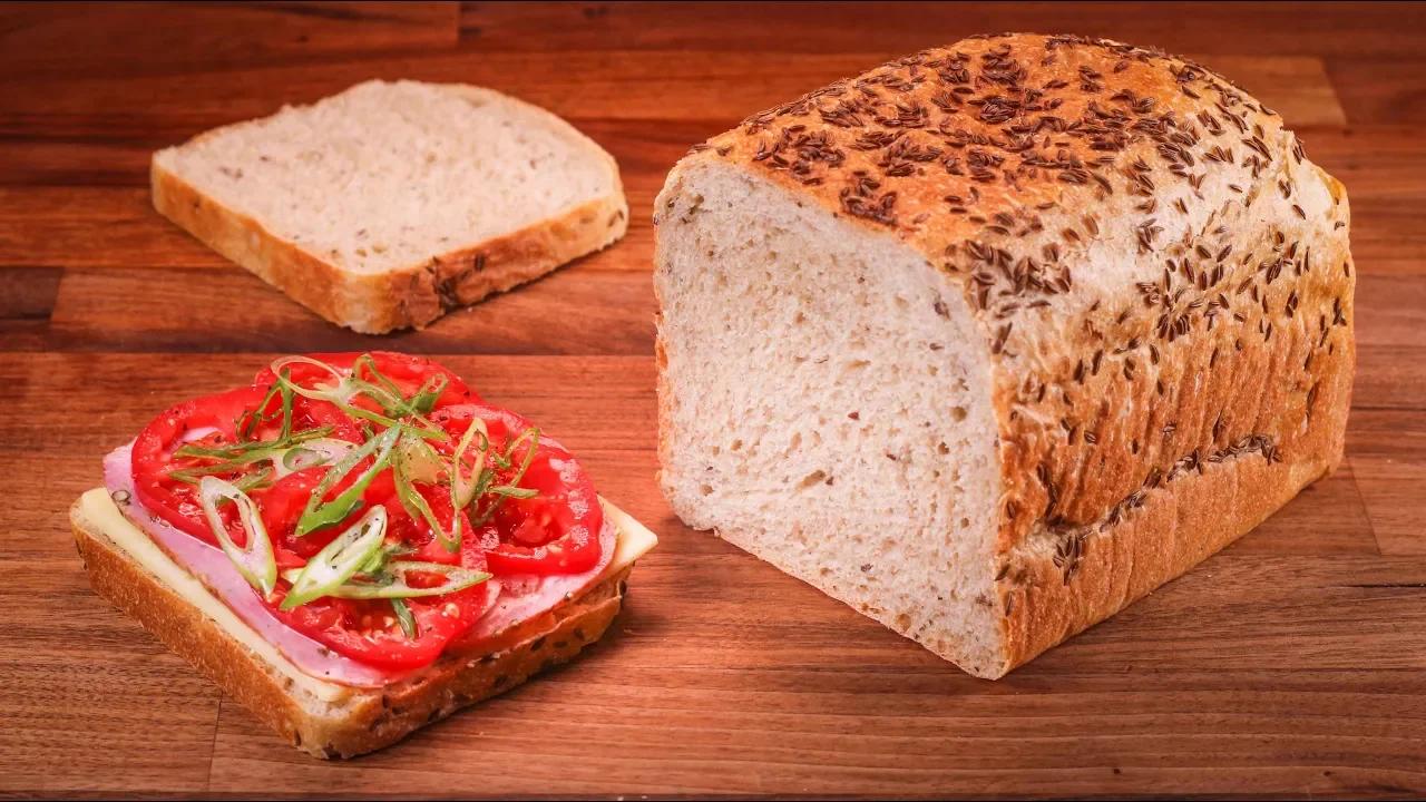How to make Deli Rye Bread | Perfect Jewish Style Sandwich Loaf Recipe