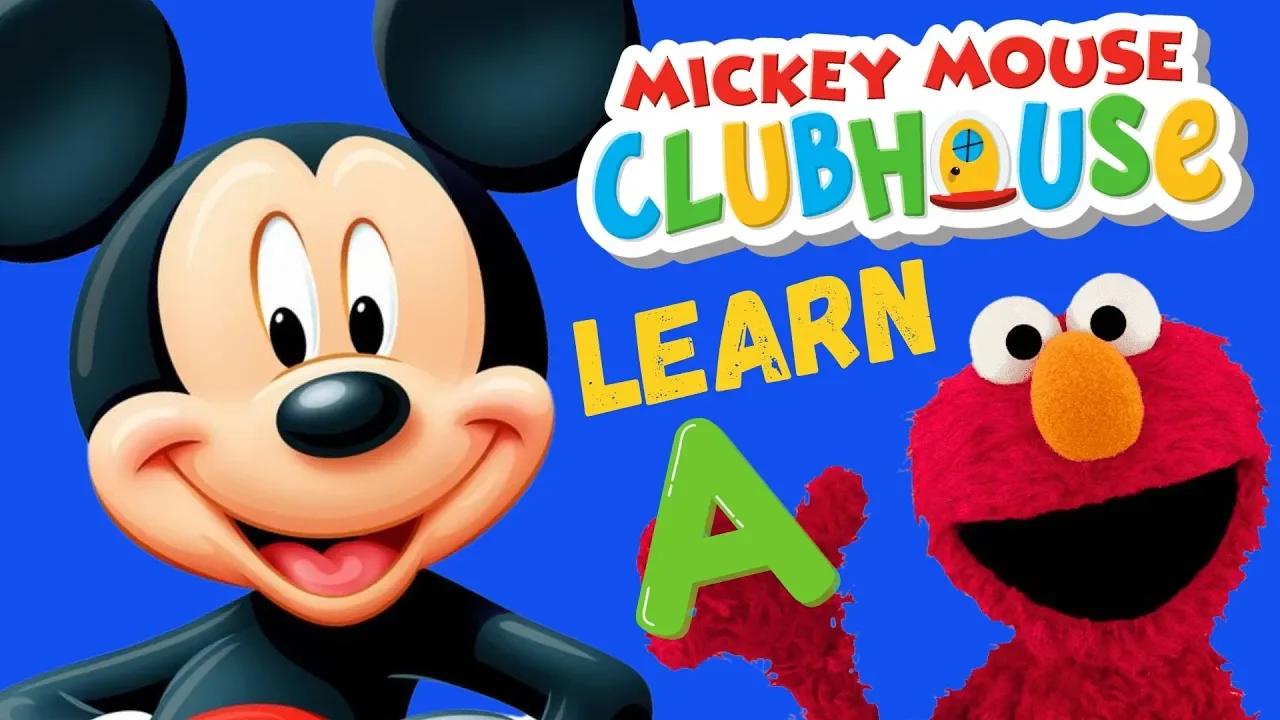 Mickey Mouse Clubhouse & Elmo Learn Numbers, Colors, Shapes & ABC ...
