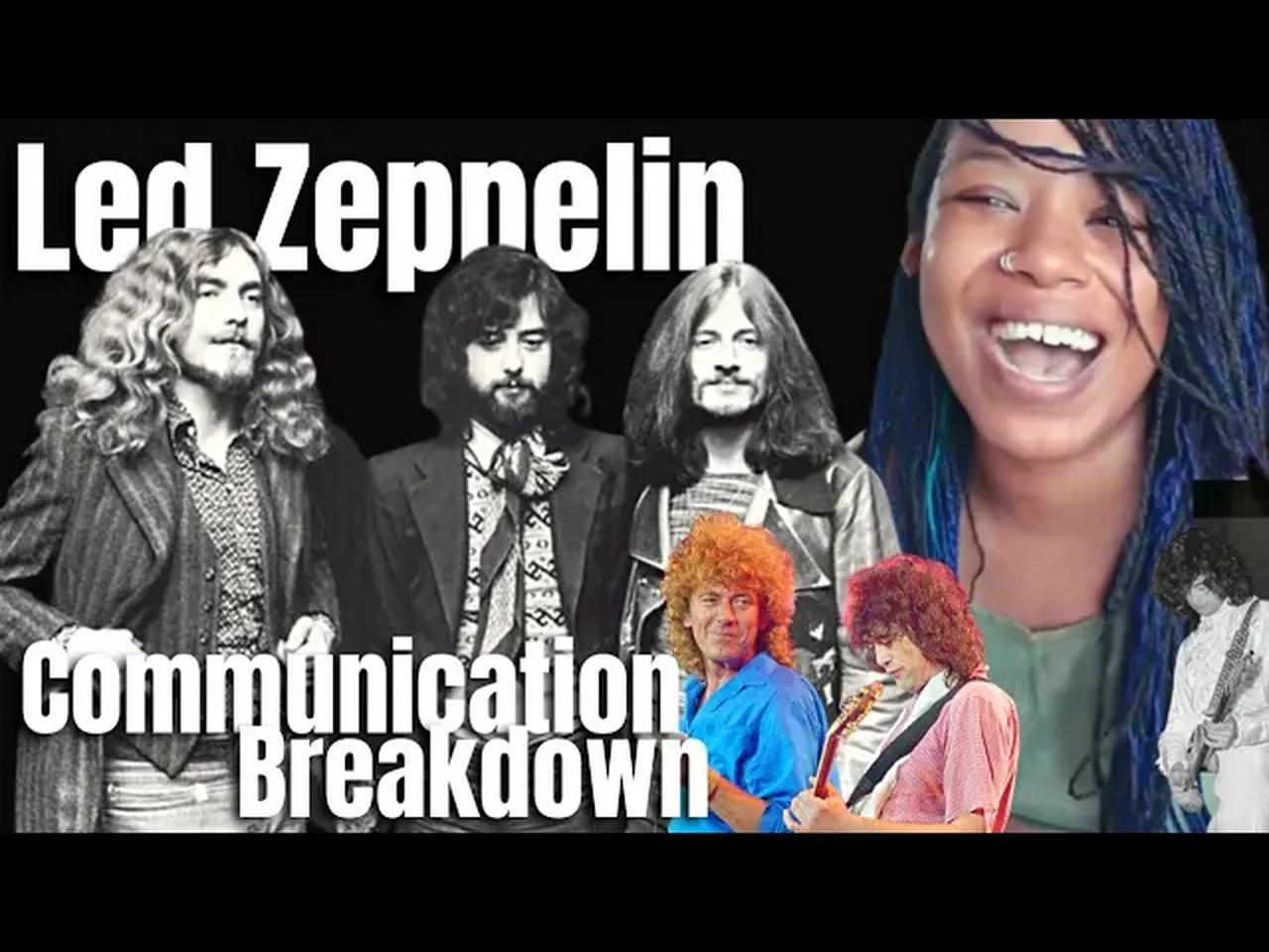 Led Zeppelin - Communication Breakdown - Live Denmark Radio - { Reaction }