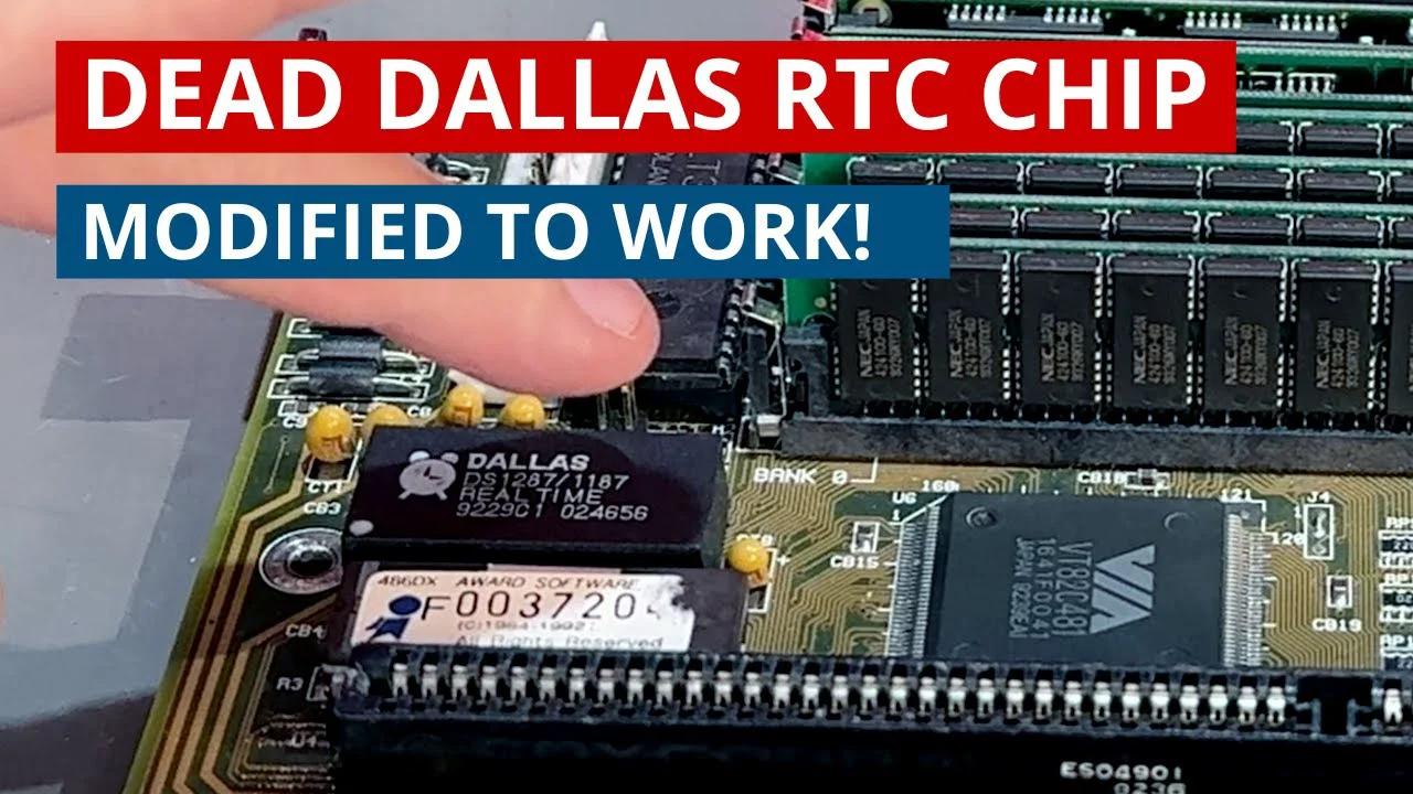How to get an old and dead Dallas RTC real time clock chip to work again