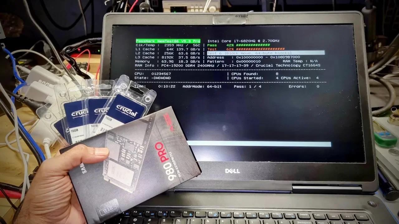 DELL Precision 7710 Mobile Workstation 2TB NVMe SSD 64GB DDR4 RAM Upgrade