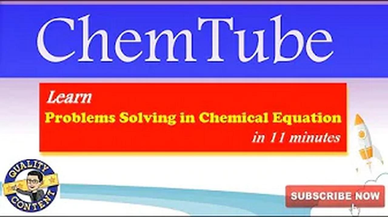 Chemistry SPM: Problem Solving Using Chemical Equations (11 Minutes)