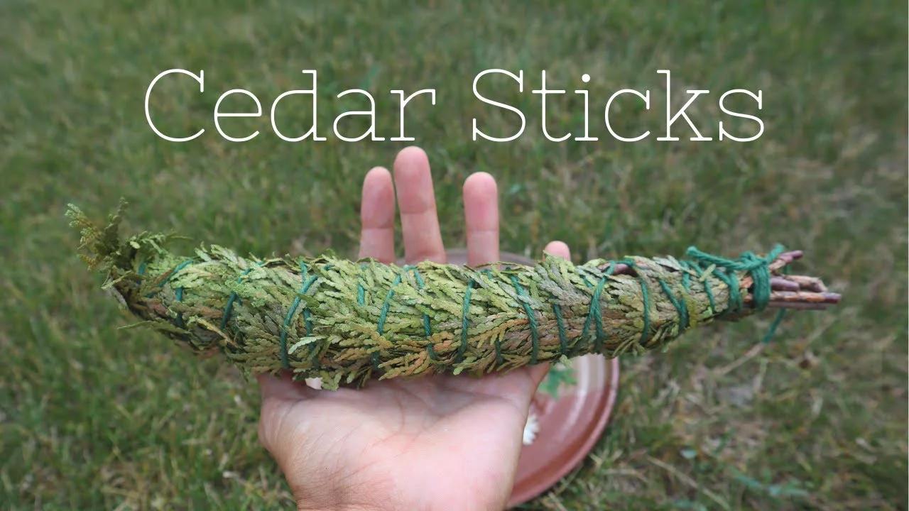 How to Make Cedar Cleansing Sticks || Adventures Across