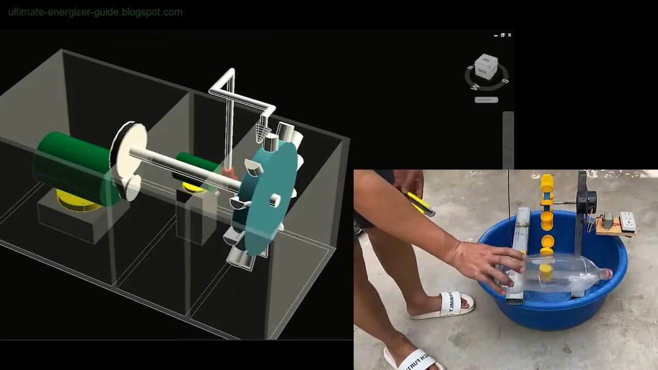 Free Energy: Waterfall Flywheel Generator | How to Build a Flywheel ...