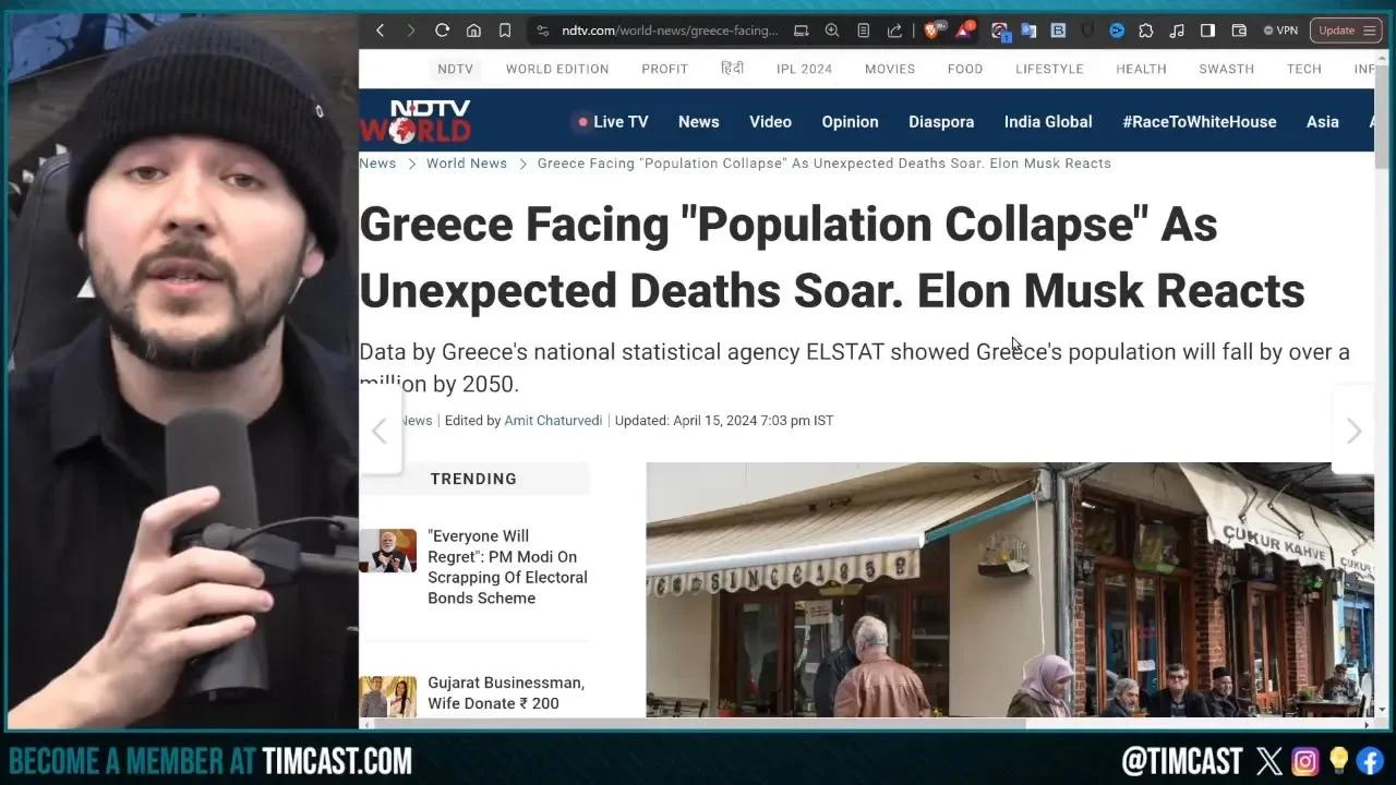 Elon Musk WARNS Population Collapse IS COMING, STROKES & HEART Disease ... Elon Musk WARNS Population Collapse IS COMING, STROKES & HEART Disease ...