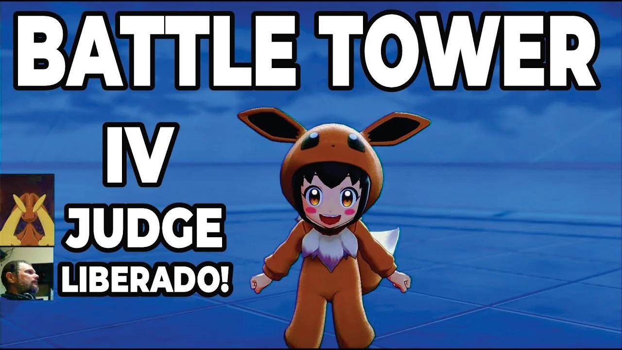 Venci a Battle Tower para Liberar o IV Judge ! Pokemon Sword Gameplay PT-BR