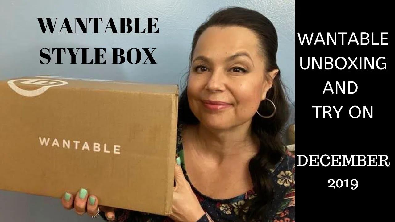 WANTABLE STYLE BOX WITH TRY ON (DECEMBER 2019)