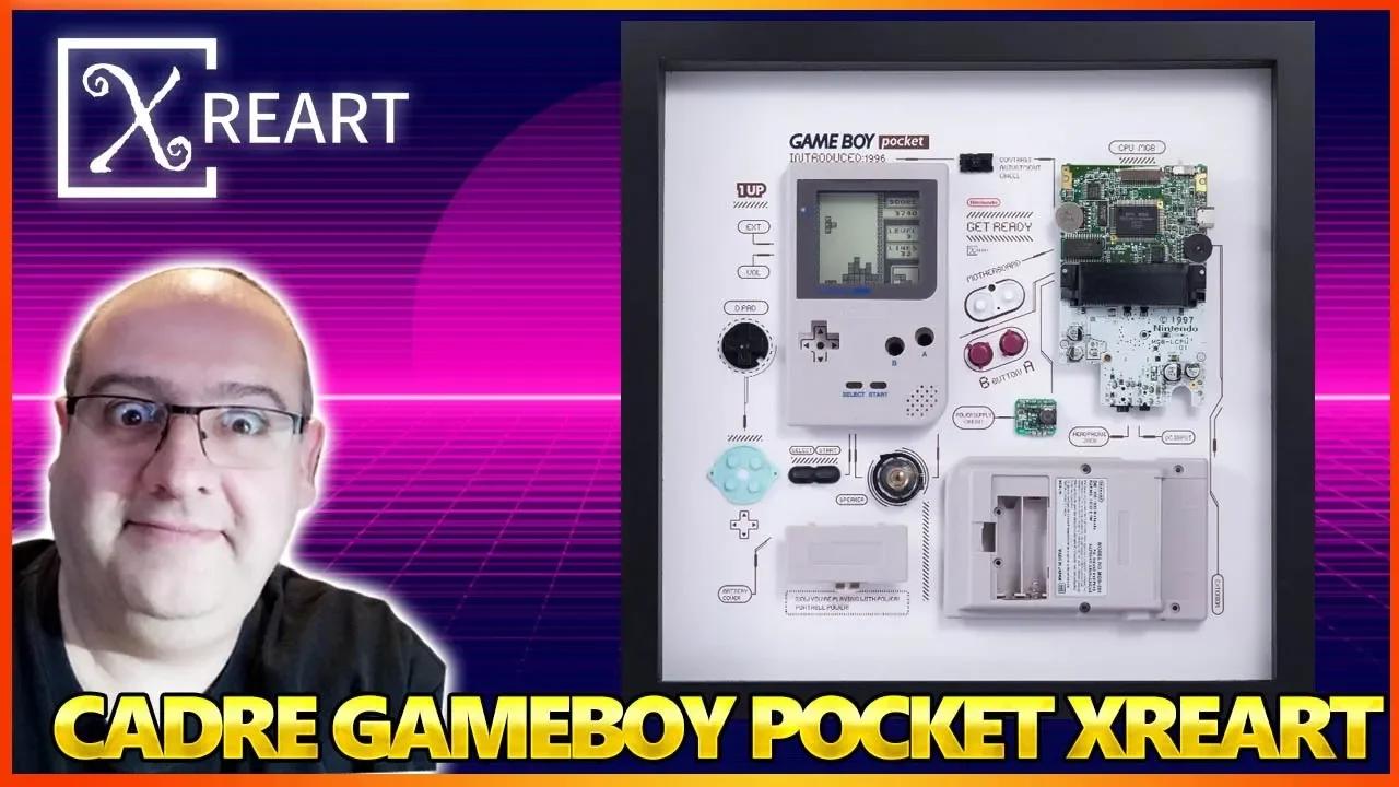 Le cadre Game Boy par Xreart pour votre gaming room ou bureau