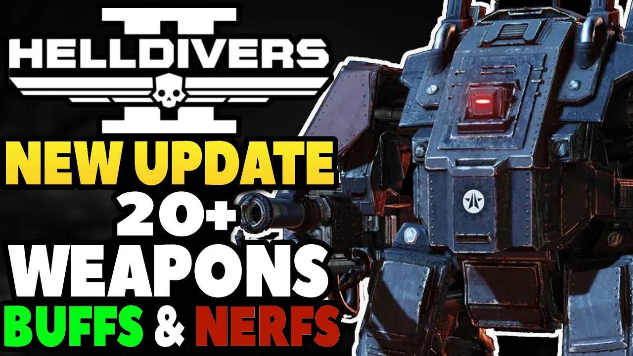 New Weapon Buffs & Nerfs Update - Helldivers 2