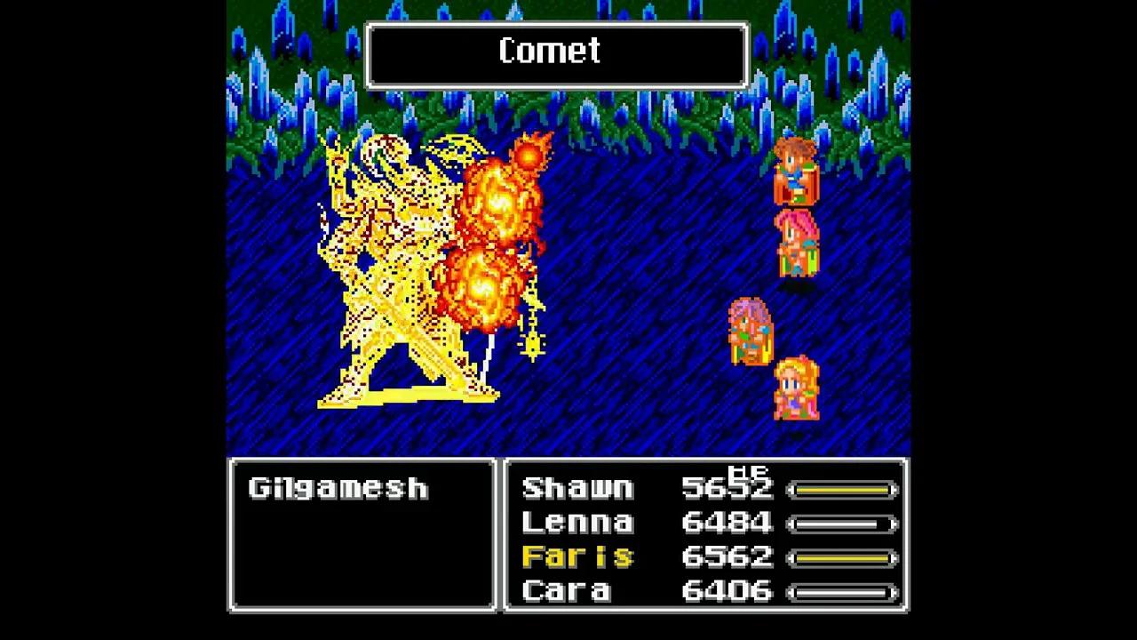 Final Fantasy V (SNES) - Interdimensional Rift - Gilgamesh (Battle 5)