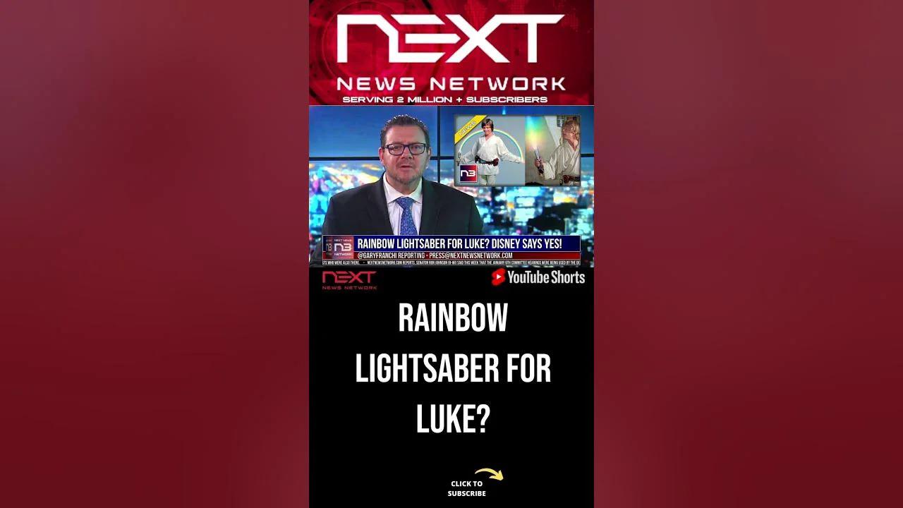Rainbow Lightsaber For Luke? Disney Says YES! #shorts