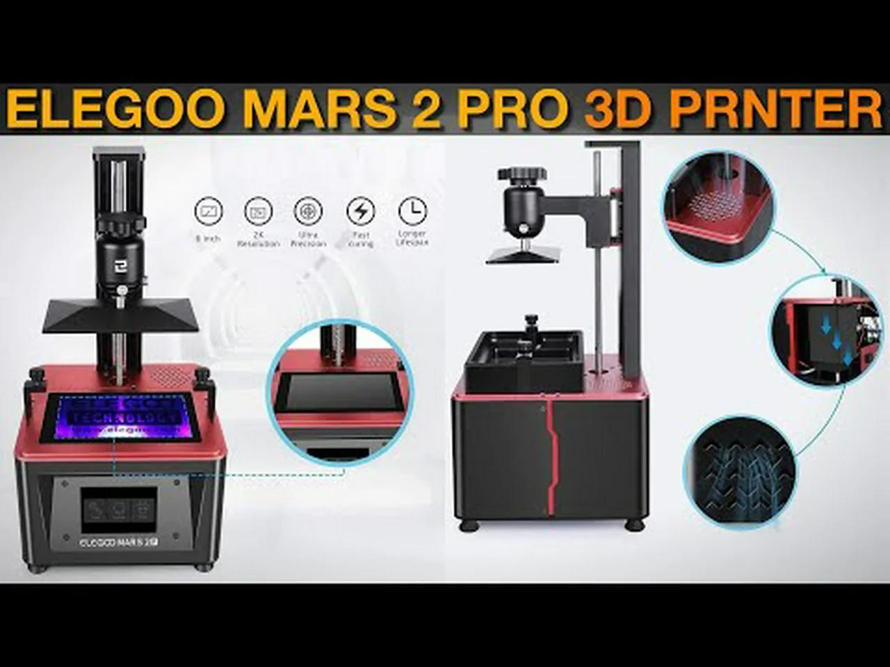 Product Review: ELEGOO Mars 2 Pro Mono LCD MSLA Resin 3D Printer with ...