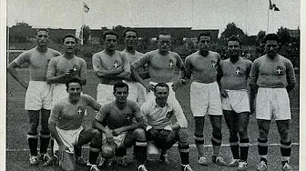 Laughing At The 1936 Berlin Games Italian Football Team