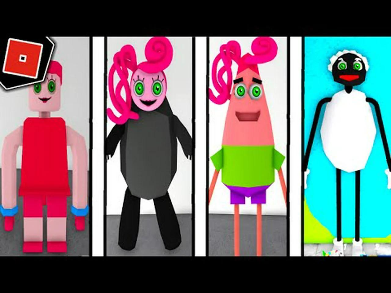 MOMMY LONG LEGS MORPHS - 4 NEW BADGES (WOOLIE, LEGO, PATRICK, GODZILLA ...