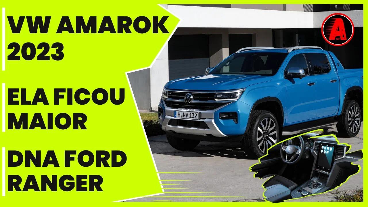 Volkswagen Amarok 2023 foi revelada com DNA da Ford Ranger