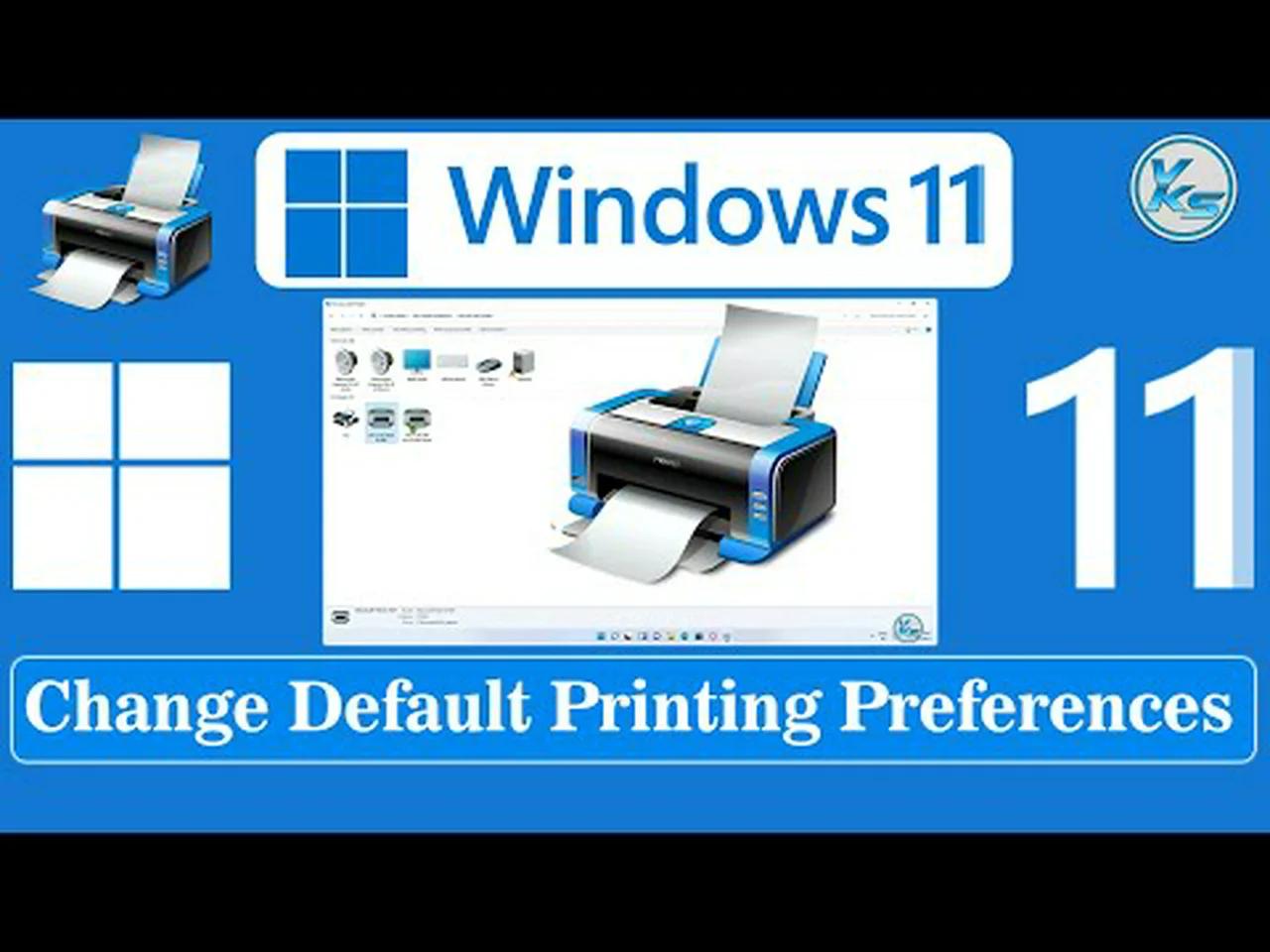 How To Change Default Printing Preferences in Windows 11