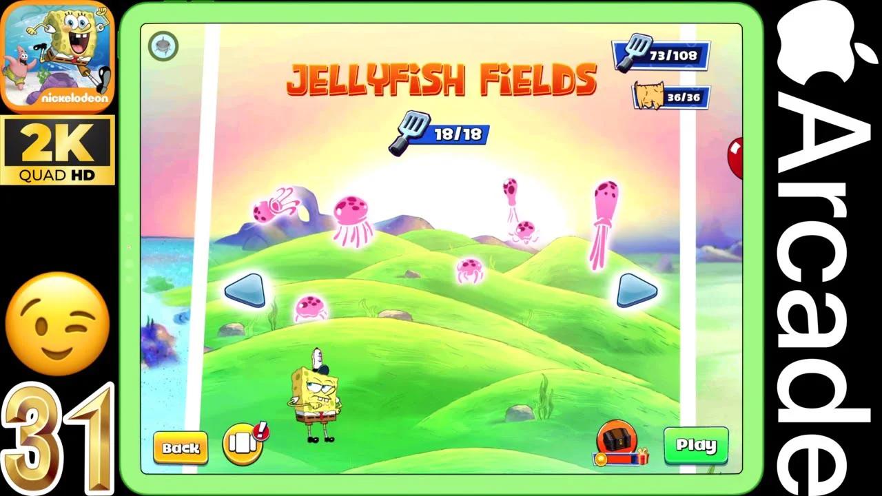 SpongeBob: Patty Pursuit - All Secret Areas in Jellyfish Fields