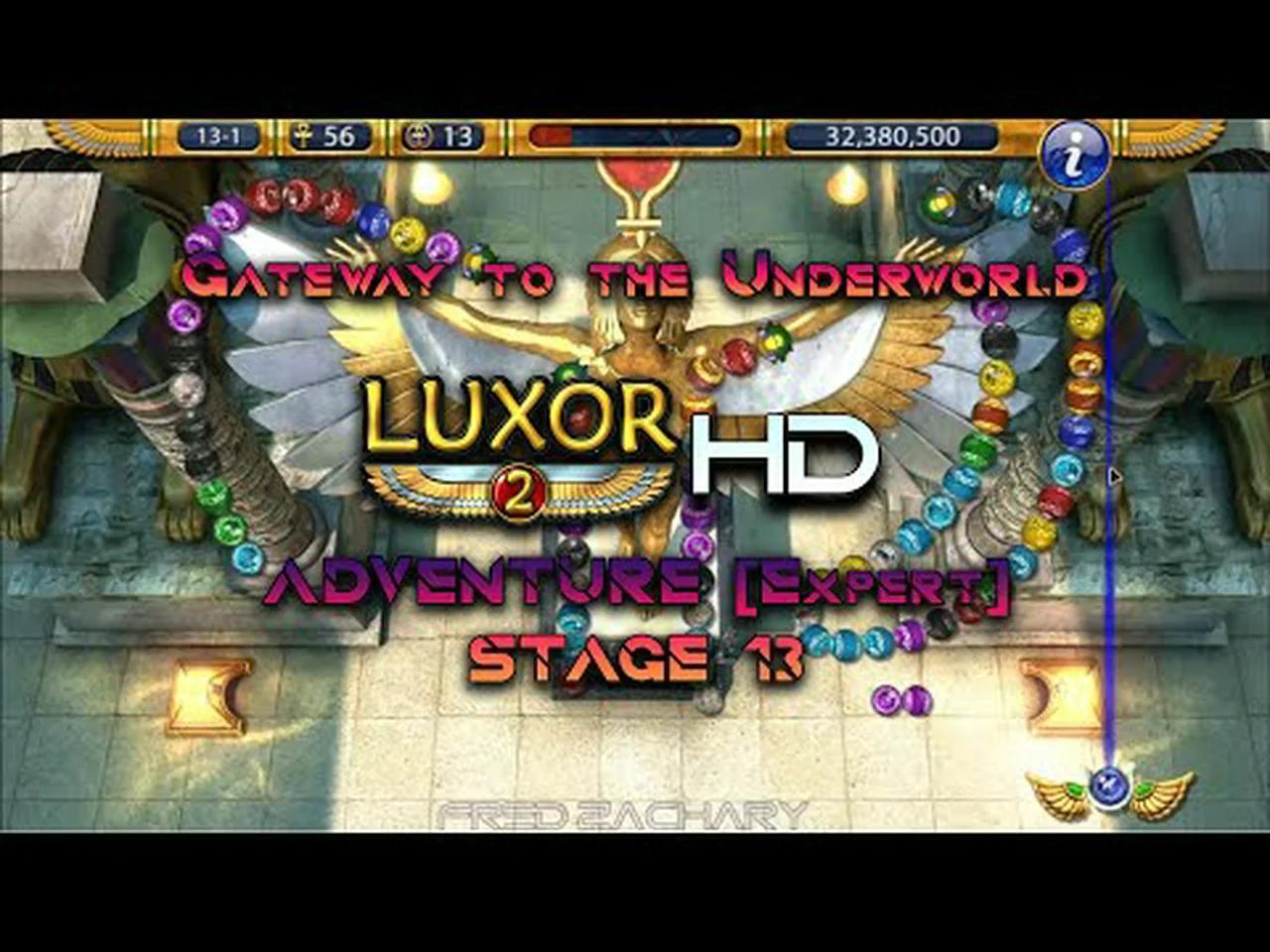 Luxor 2 HD [2012] | Adventure [Expert] - Stage 13 : Gateway to the ...