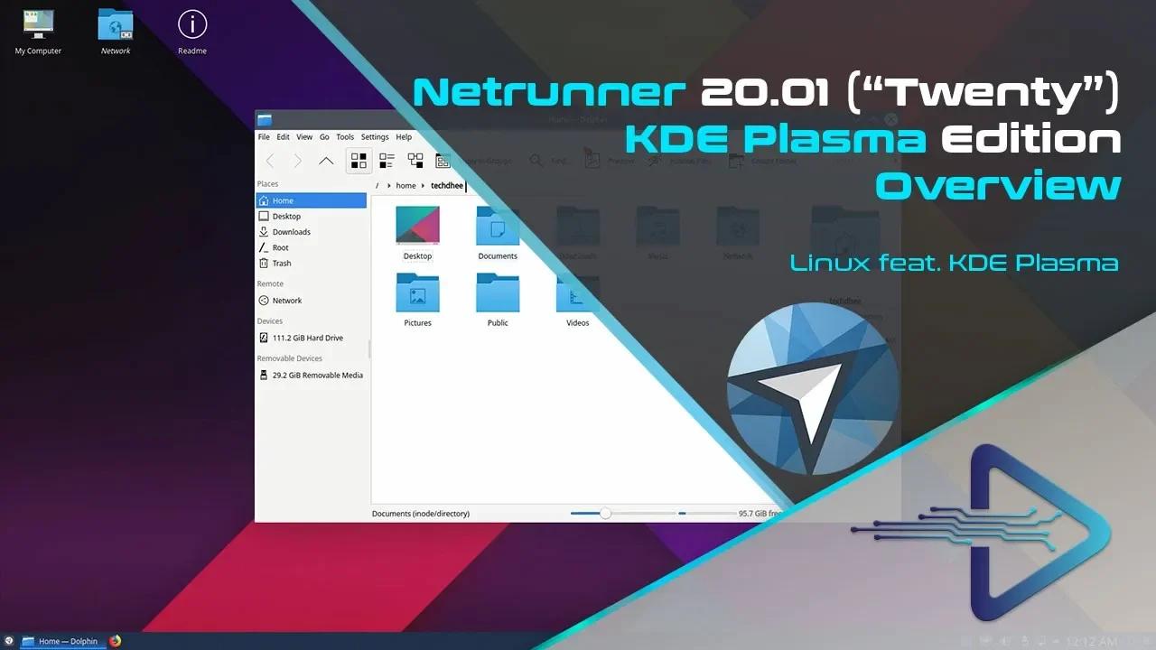 Netrunner 20.01 (“Twenty”) KDE Plasma Edition Overview