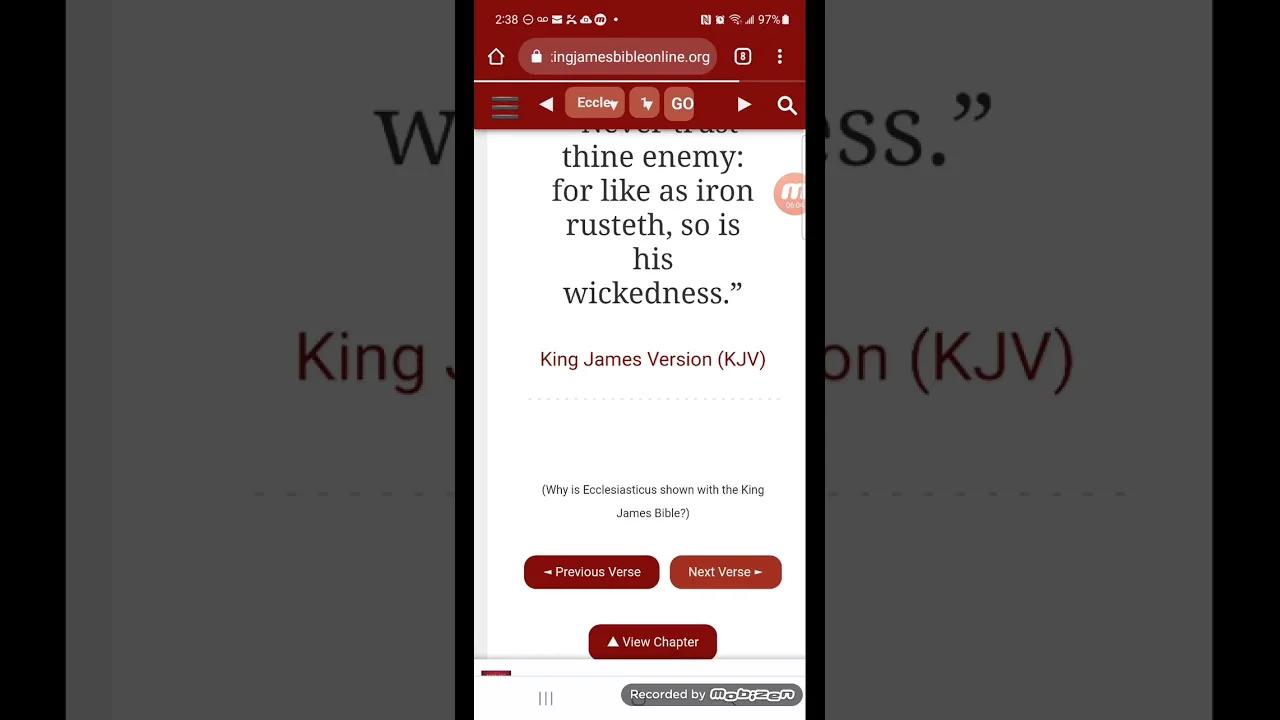 Never Trust Your Enemy