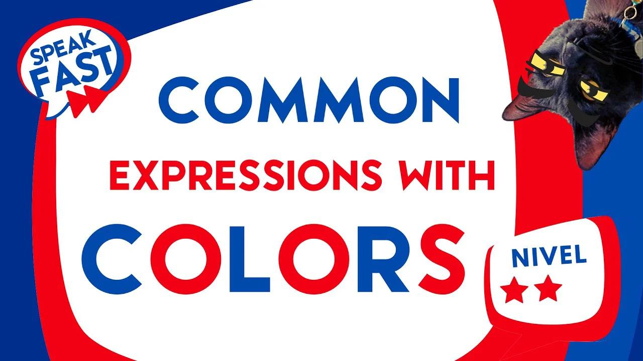 Expressions with colors in English
