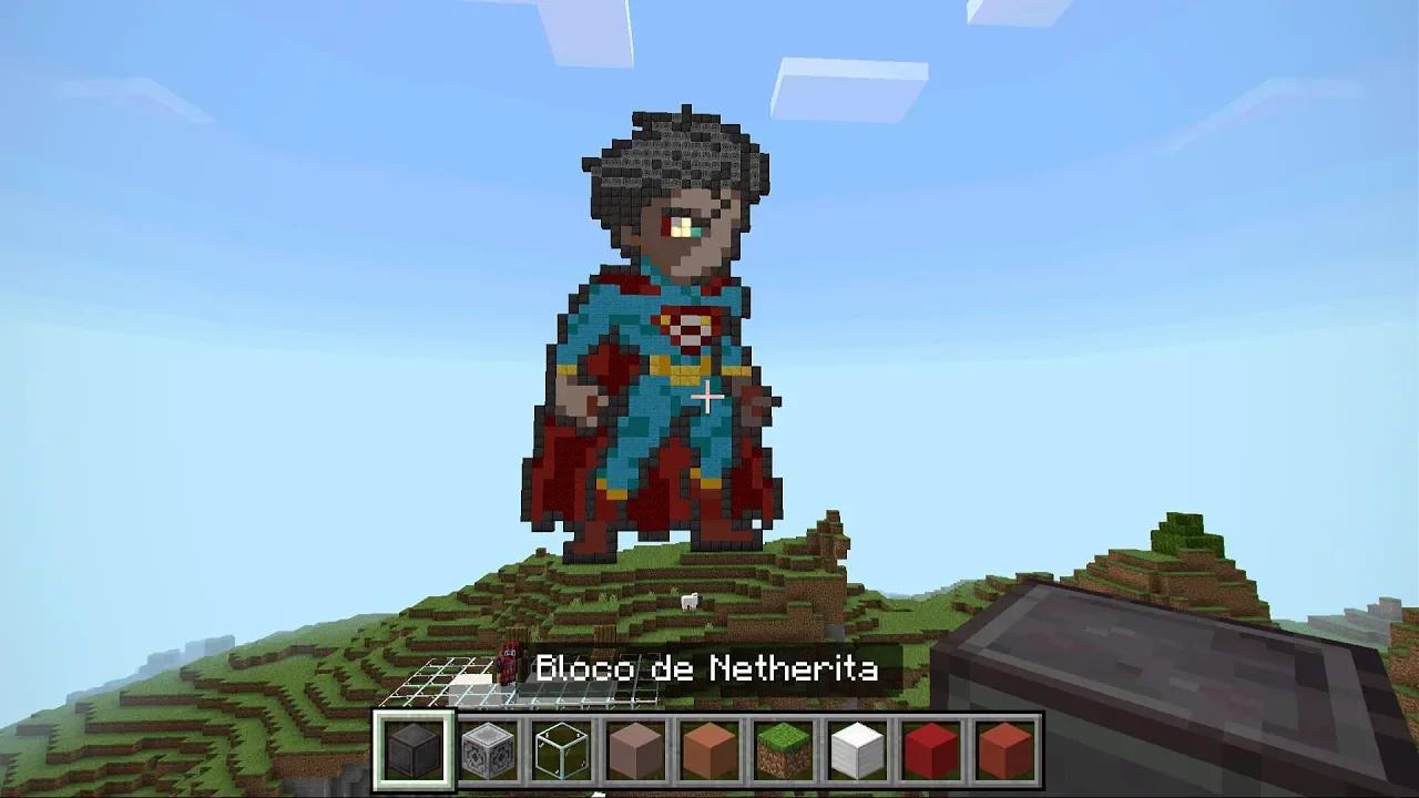 Superman - Justice League - Minecraft