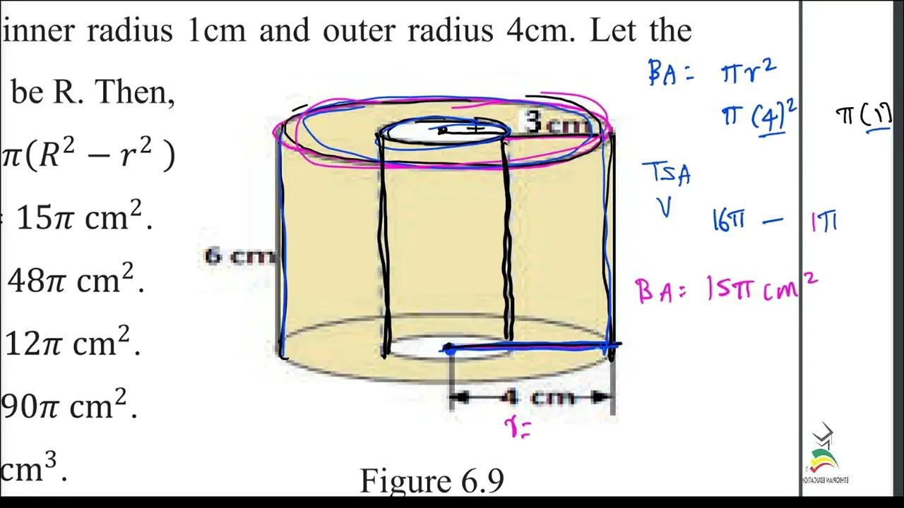 Ethiopian Grade 10 Maths 6#2 Cylinder