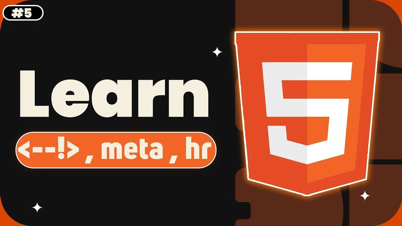 HTML5 Tags and Metadata Basics (How to Use Them) - Lecture 5