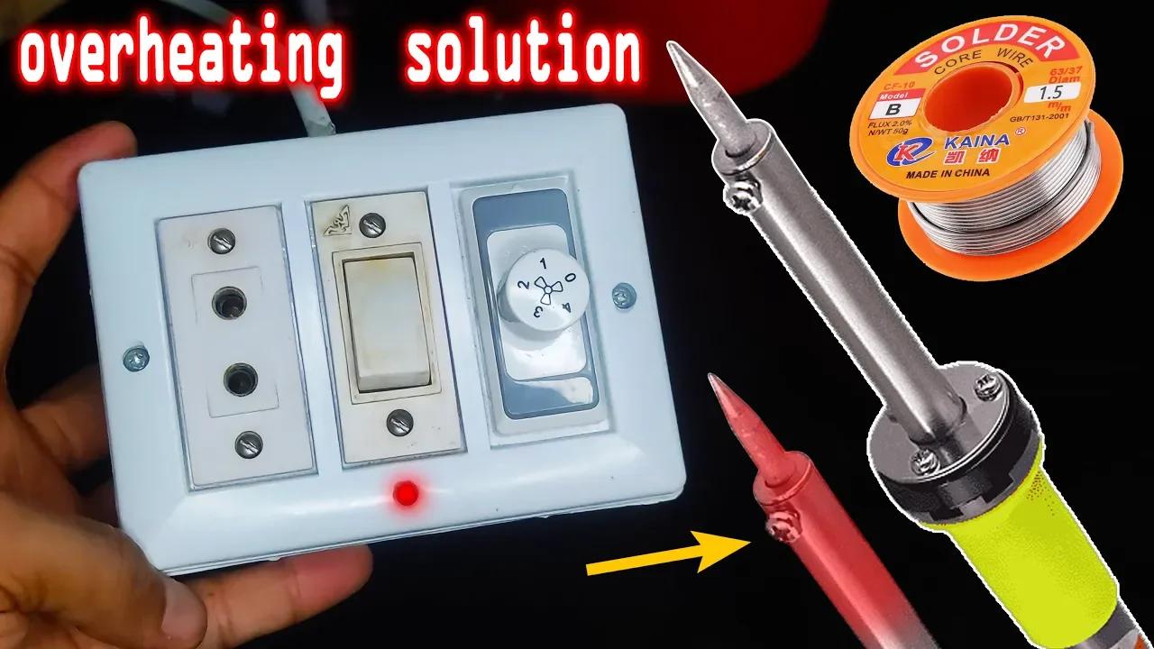 DIY Adjustable Temperature Control Soldering Iron Using Regulator, Iron Overheating Problem Solution