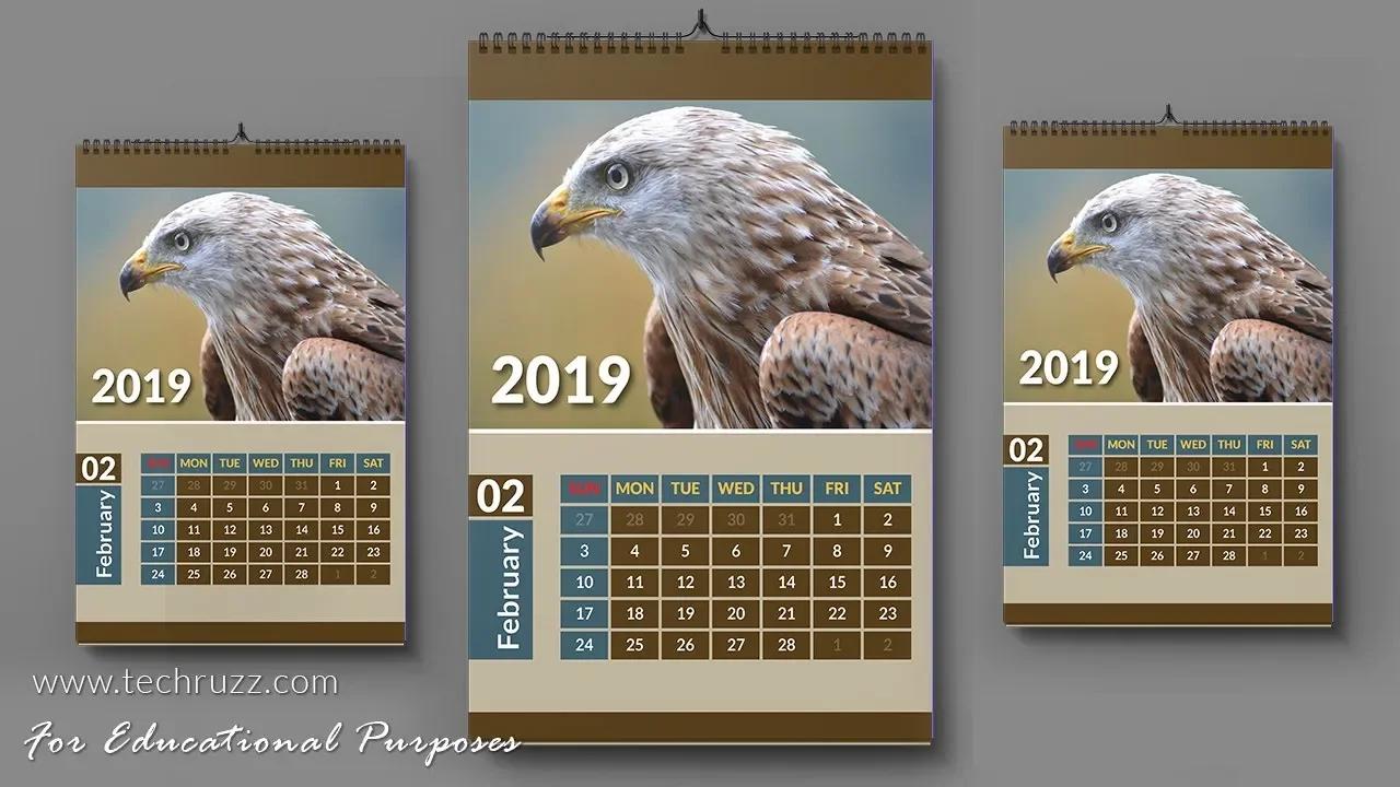How To Create A Calendar Design In Adobe Illustrator CC 2019, 2020 ...