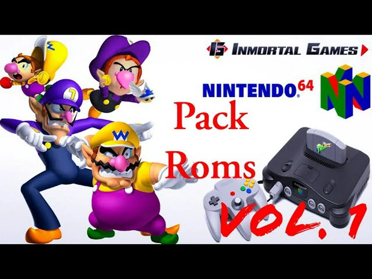 descargar Pack Roms N64 - Paquete de Roms para nintendo 64 (100 pack ...