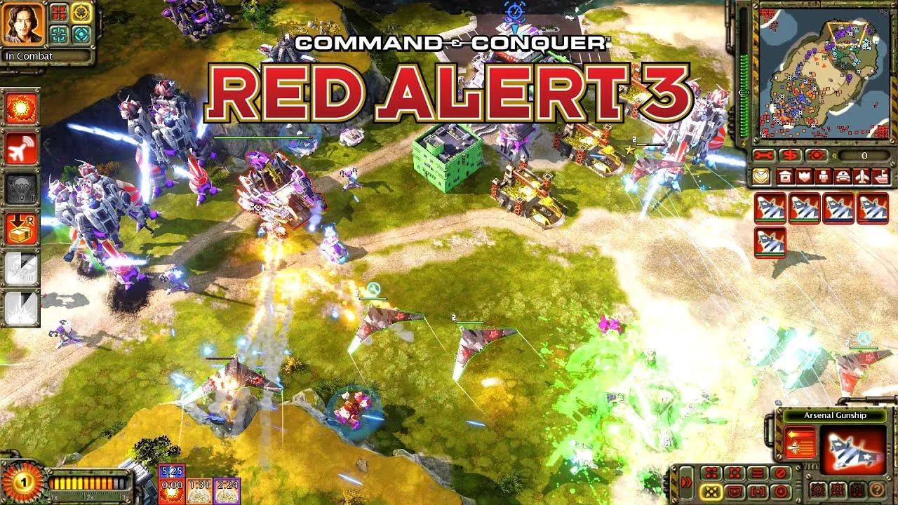 Command and Conquer Red Alert 3 Psysonic Omega MOD Arsenal Gunship is ...