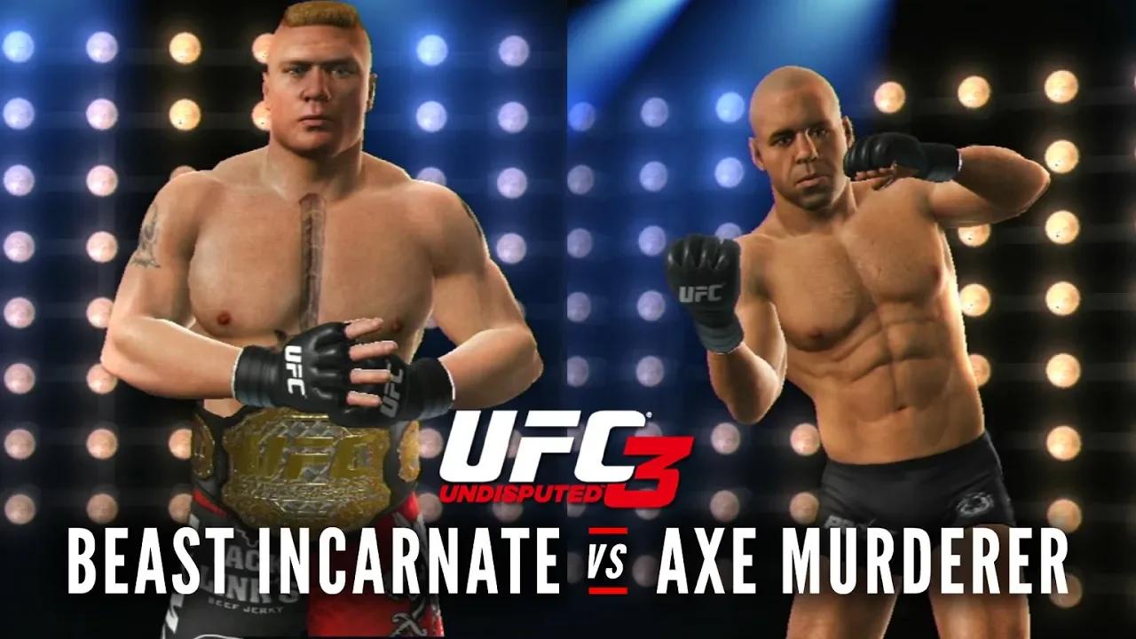 THE BEAST INCARNATE vs THE AXE MURDERER! Brock Lesnar vs Wanderlei ...
