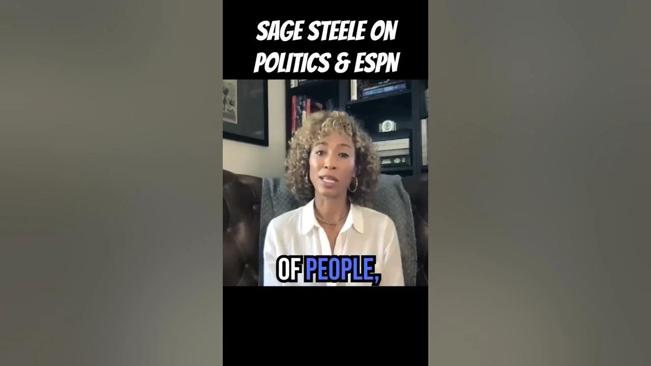 Sage Steele on Keeping Politics Out of ESPN #espn #sagesteele #sports # ...