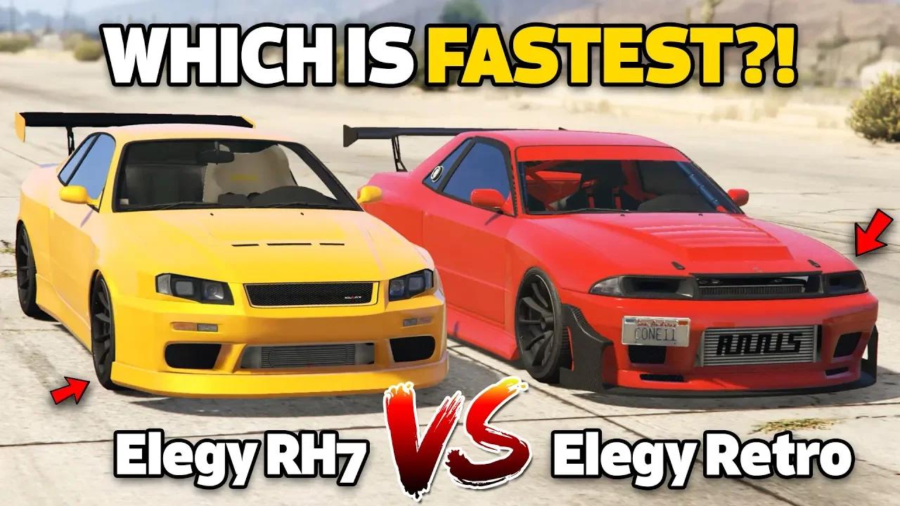 GTA 5 ONLINE - ELEGY RH7 VS ELEGY RETRO CUSTOM (WHICH IS FASTEST?)