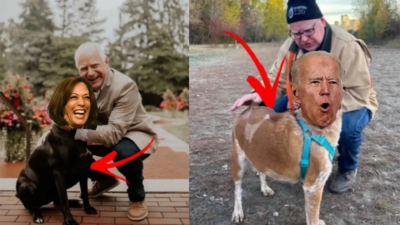 Tim Walz Fakes Dog Photos?