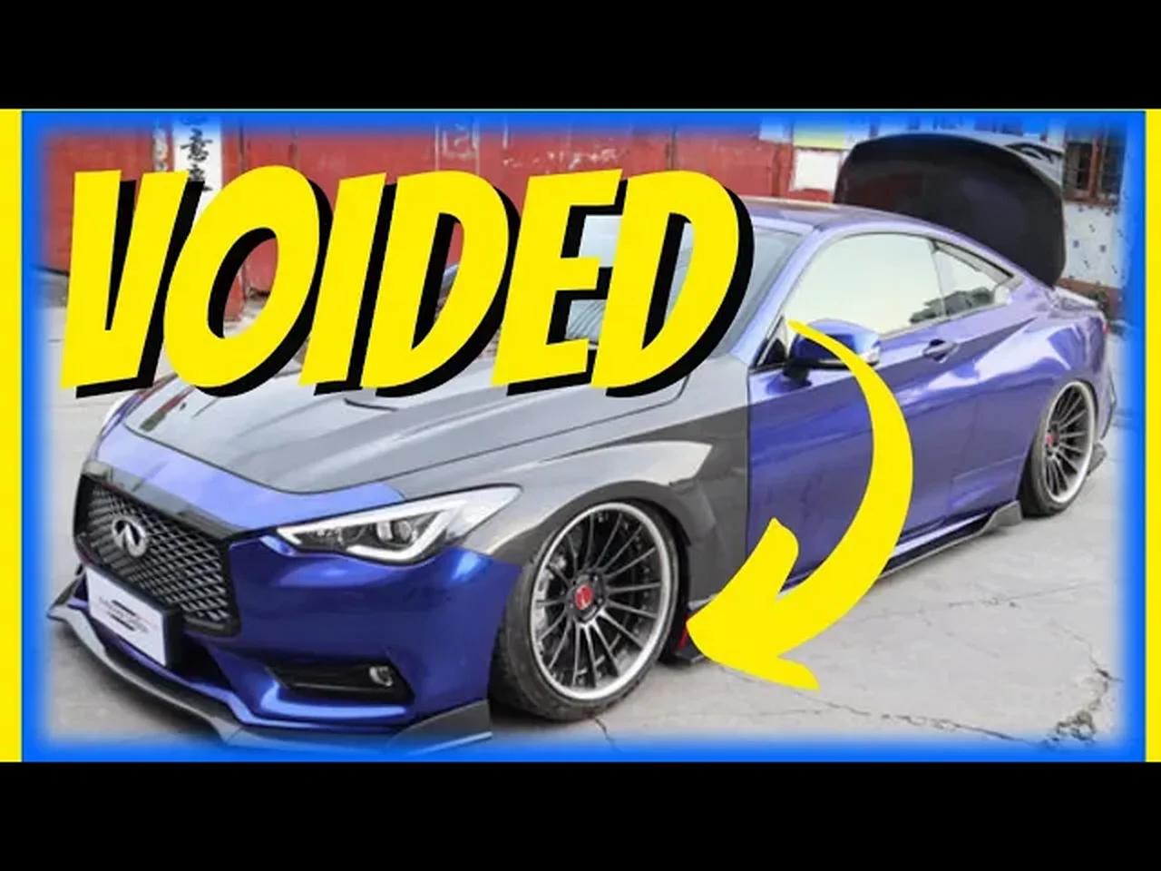 Q50 /Q60 Mods void your warranty
