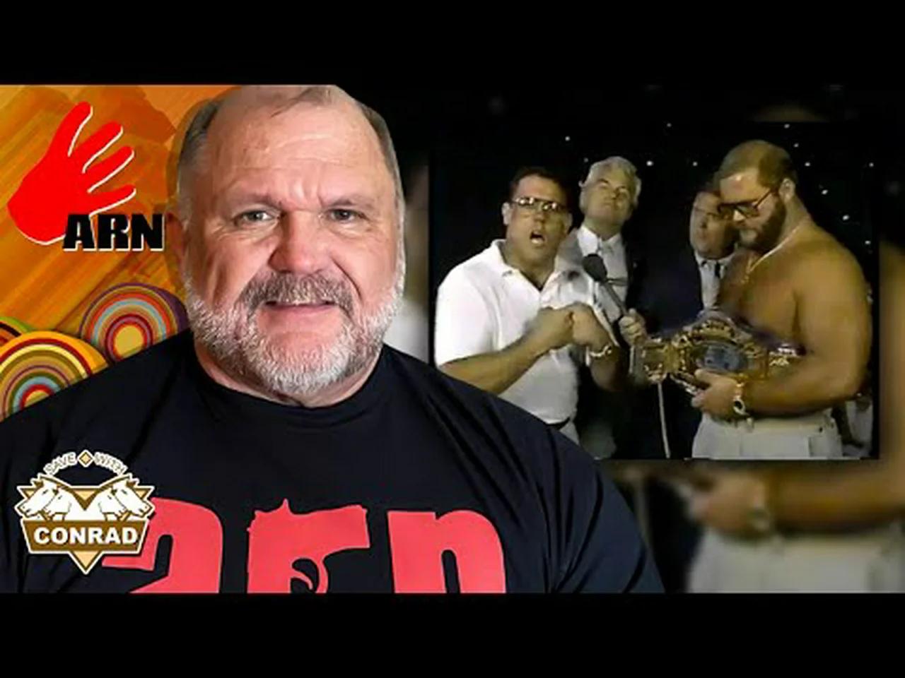 Arn Anderson calls a promo by the Horsemen hyping up the Great American ...