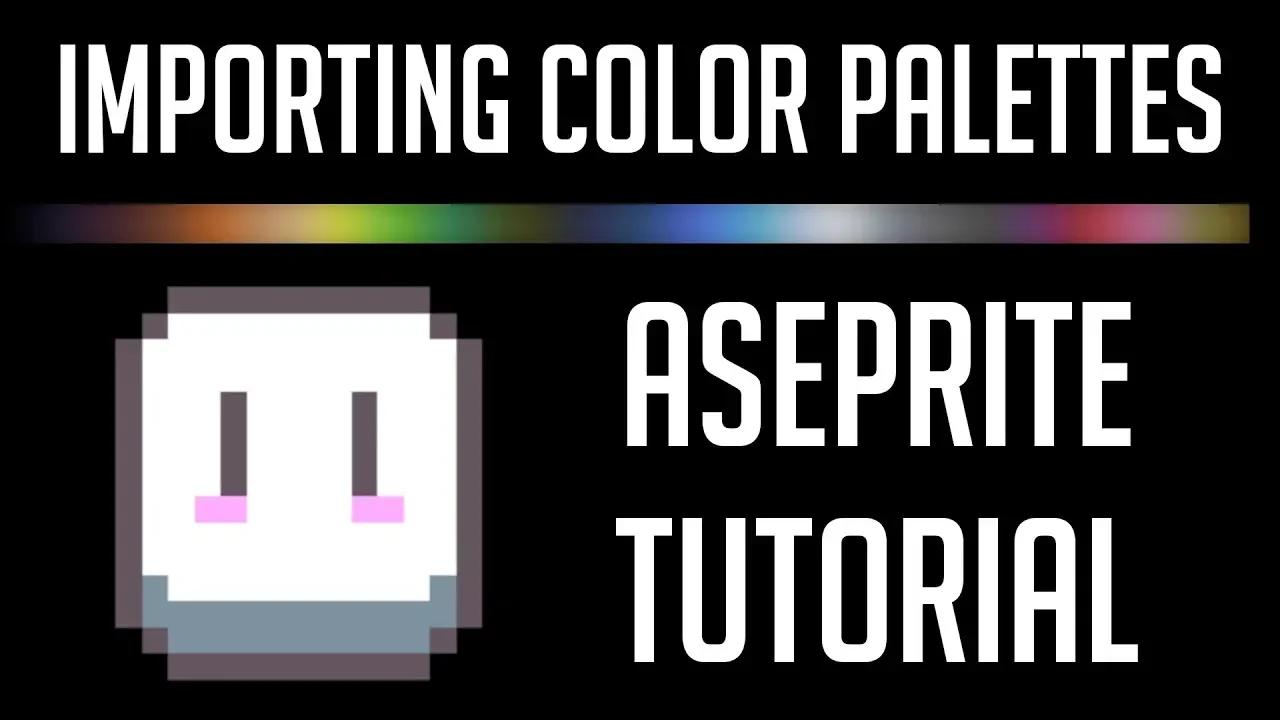 How To Import And Create Custom Color Palettes Aseprite Tutorial