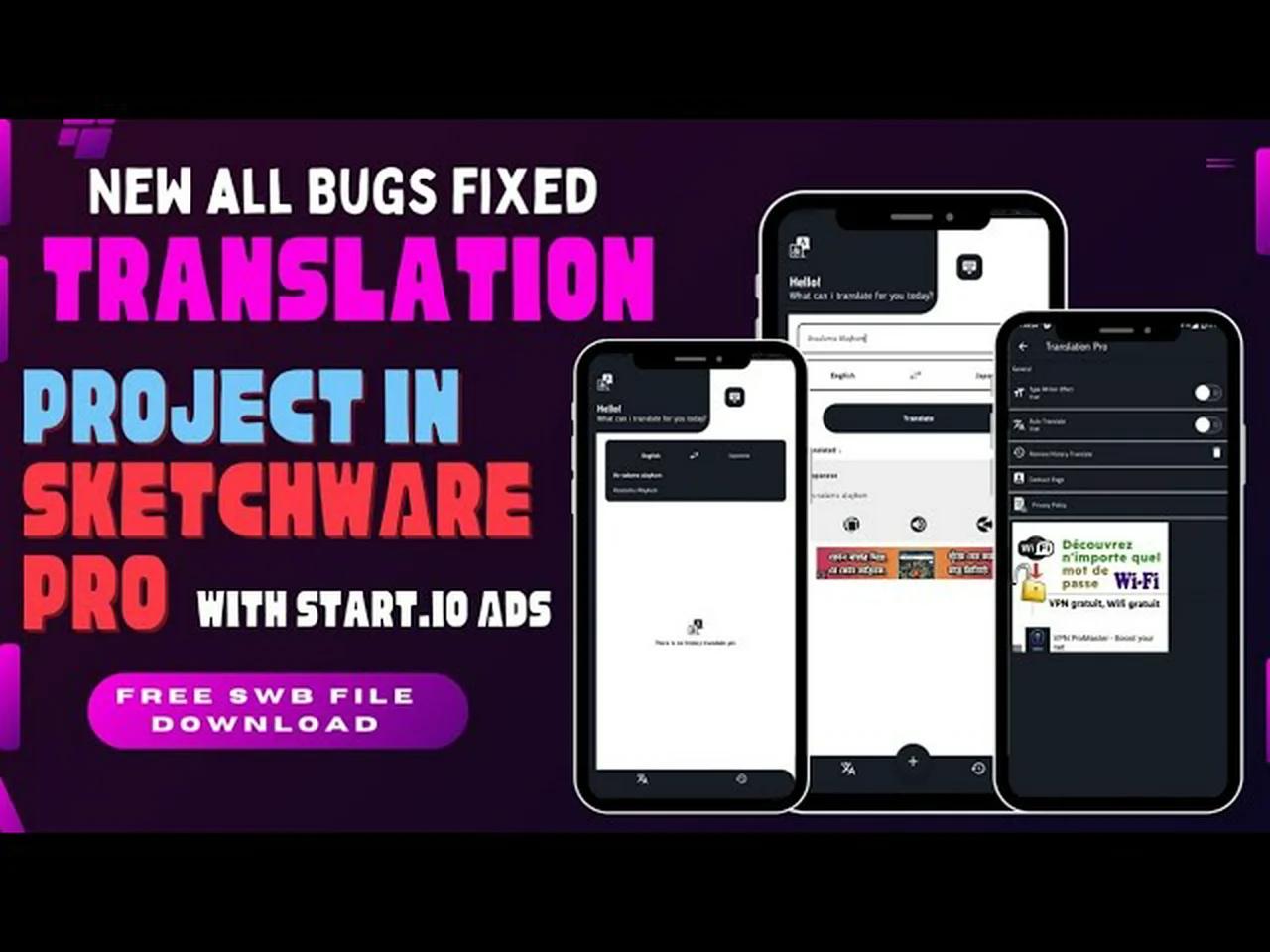 Translator Project In Sketchware Pro #fastersoftwaredeveloper #sketchwaretutorials #translator#viral