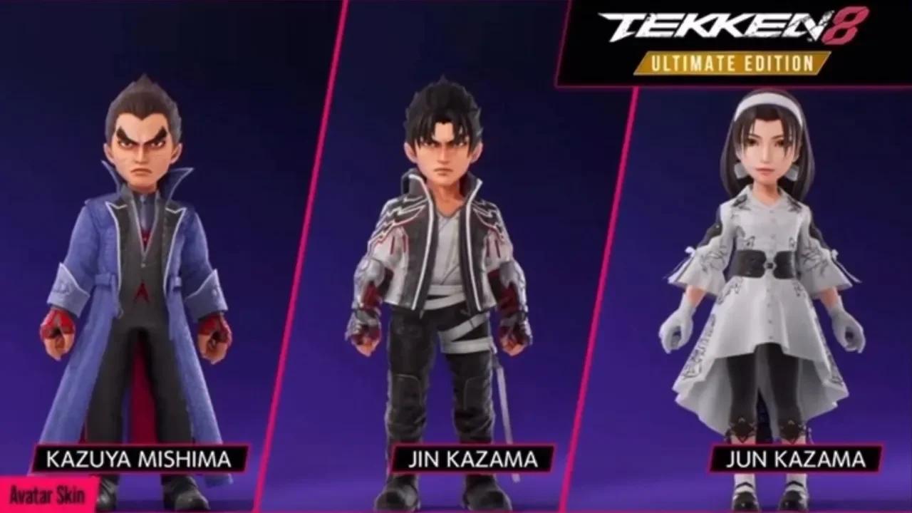 Tekken 8 Avatar Skins Revealed Kazuya & Jin & Jun Kazama & Classic ...