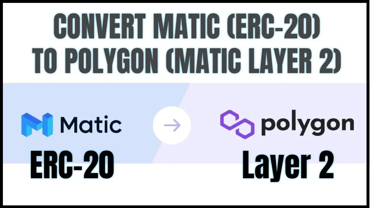 How To Convert ERC-20 Matic From Binance, Coinbase, Uniswap to Polygon ...
