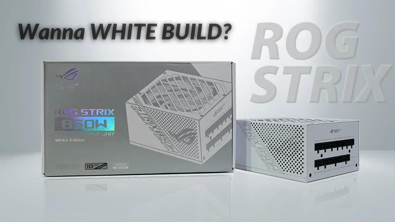 Top Tech Review - Asus ROG STRIX 850W White PSU Hardware Unboxed ...