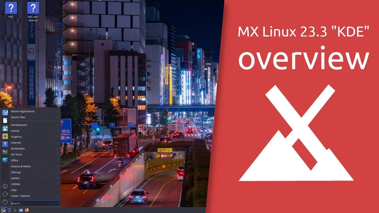 MX Linux 23.3 KDE overview | simple configuration, high stability ...