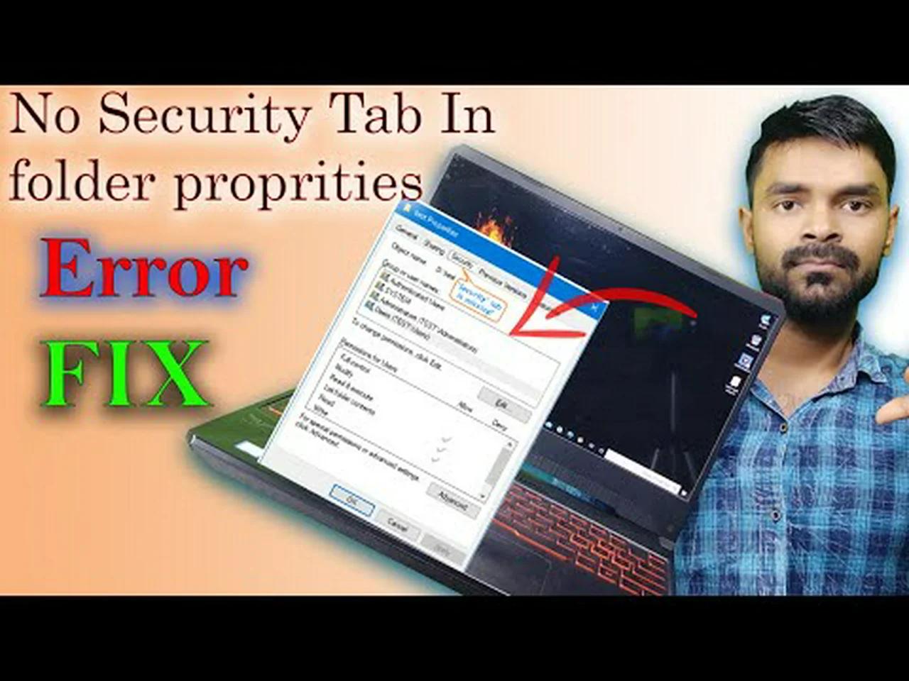 Add or Remove "Security" Tab from Properties Windows || 100% WORKING